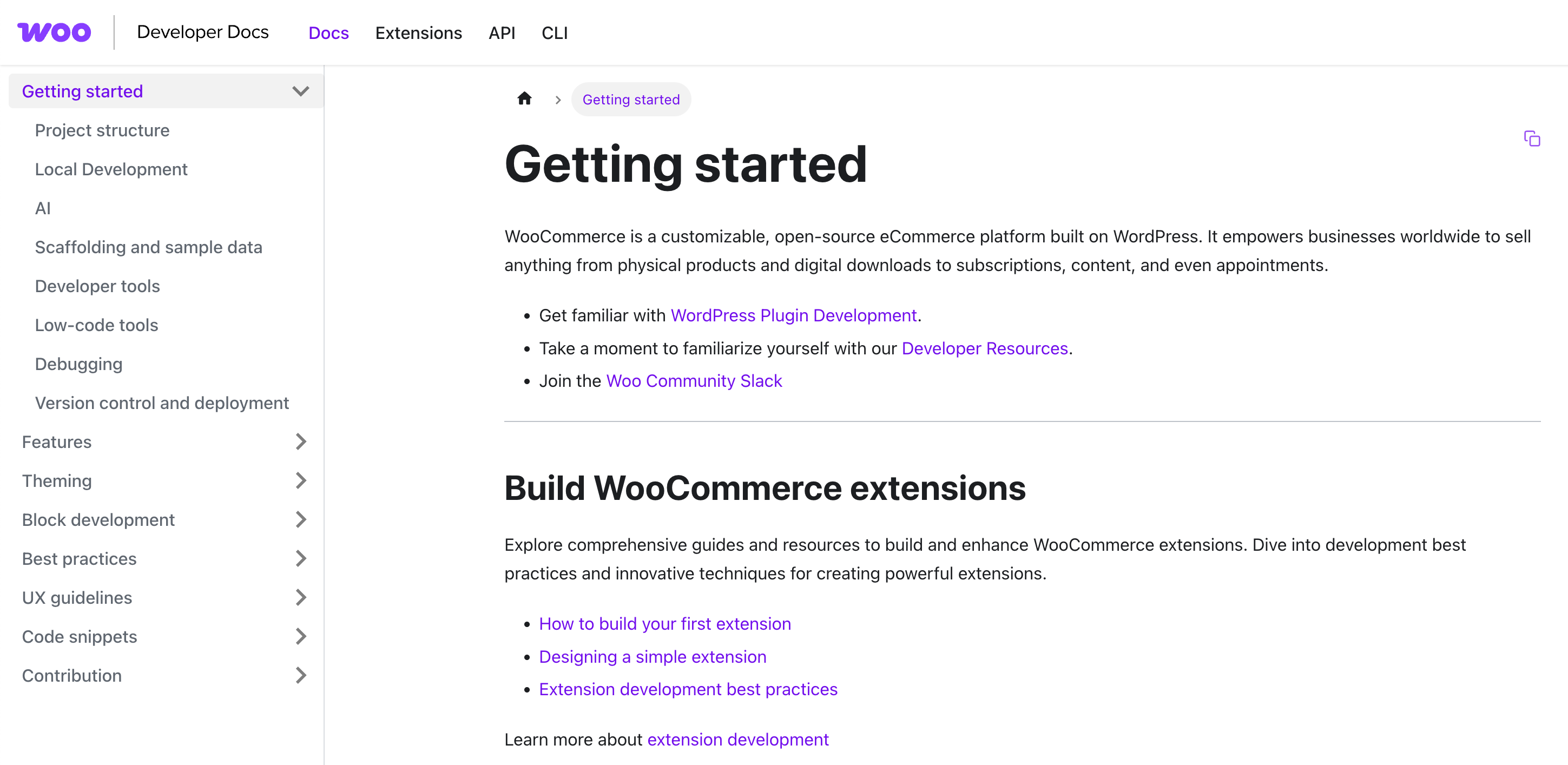 Highlights from our updated Woo Developer Documentation Developer ...